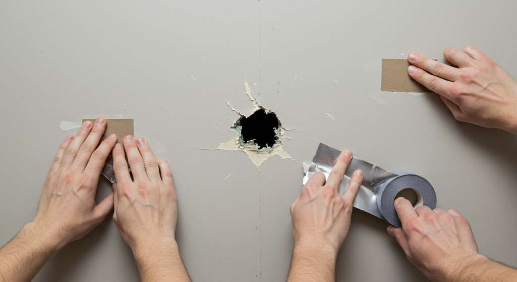 How to Patch and Repair a Hole in Drywall | Lynn Valley Drywall
